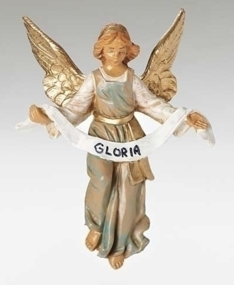 Gloria Angel Nativity Figure 5" | THE DOMESTIC MONASTERY