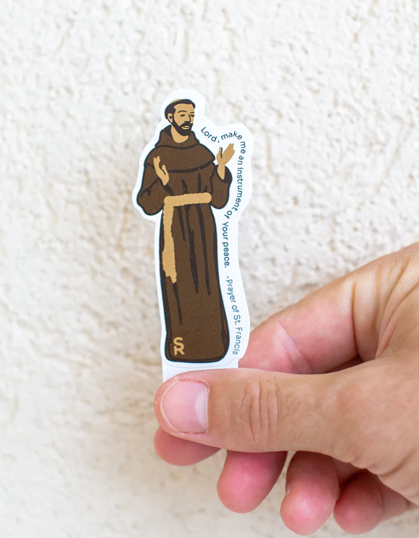 St. Francis of Assisi Sticker | THE DOMESTIC MONASTERY