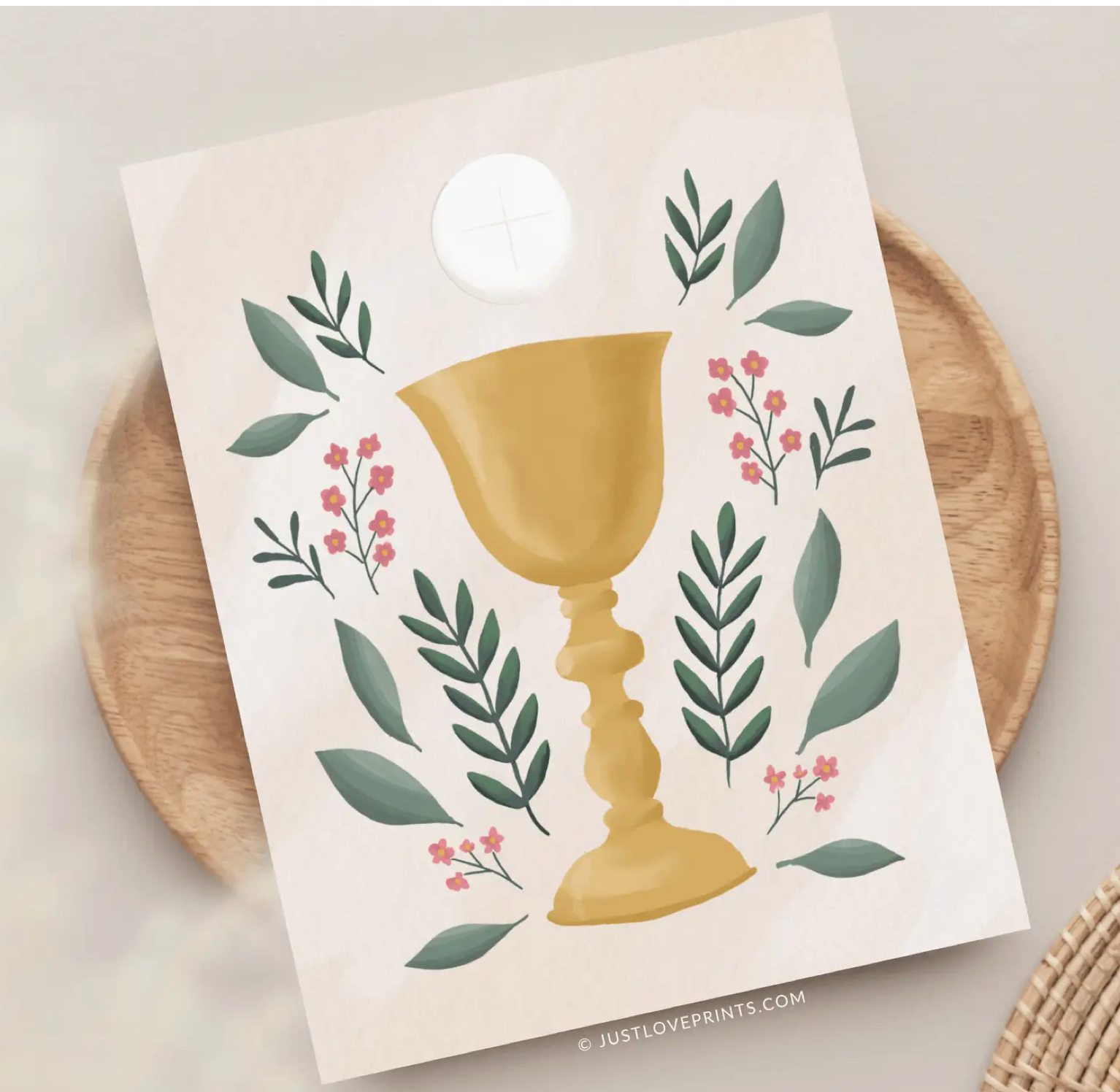Eucharist Greeting Card | THE DOMESTIC MONASTERY