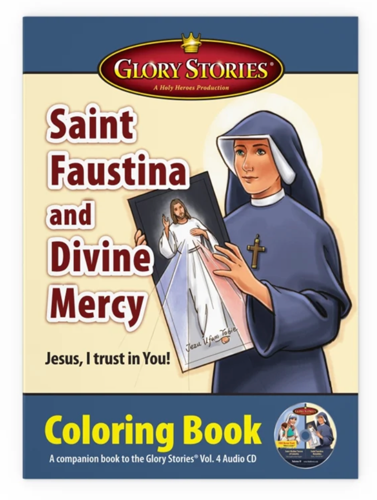 Saint Faustina and Divine Mercy Coloring Book | THE DOMESTIC MONASTERY