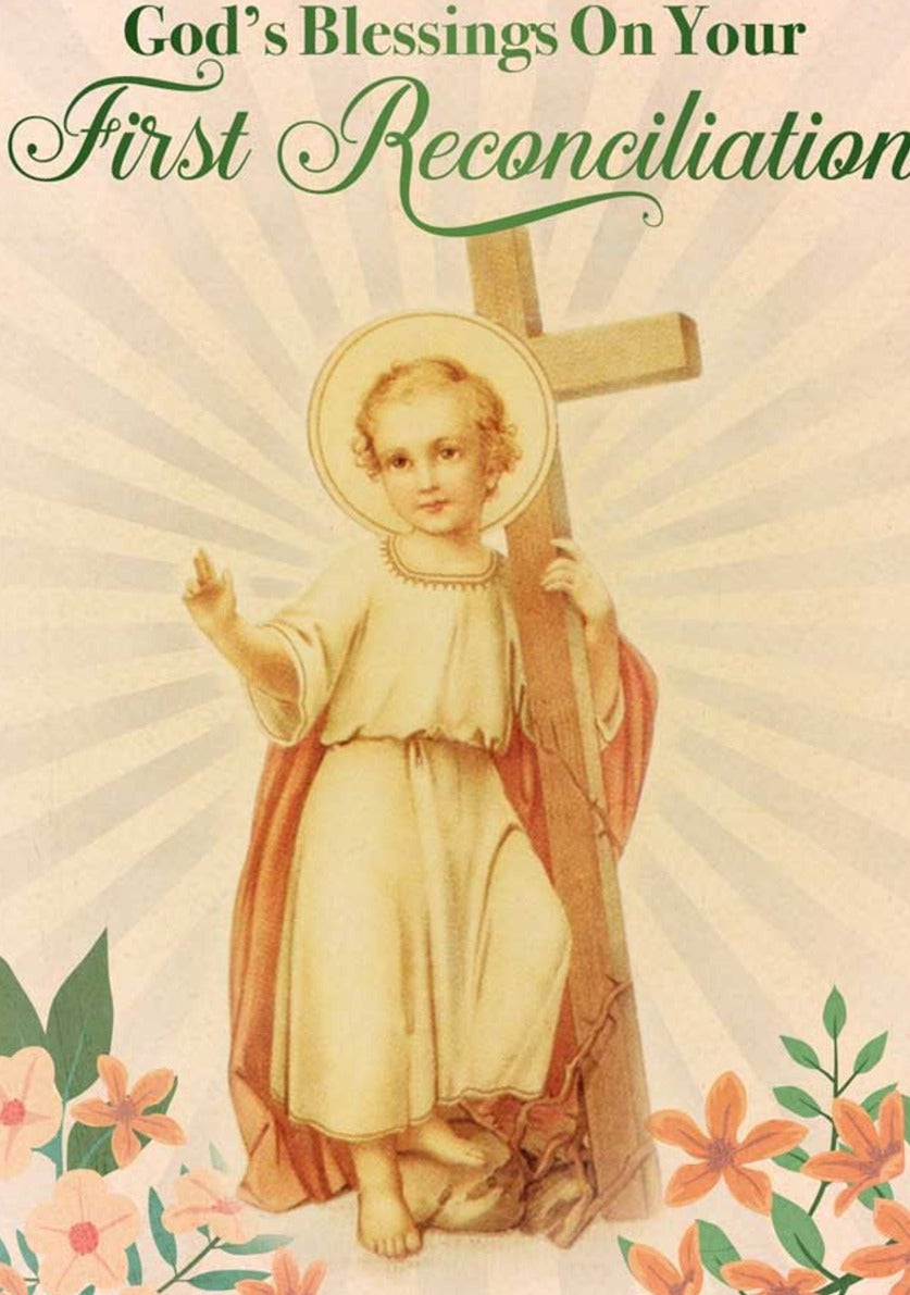 First Reconciliation Blessings Greeting Card | THE DOMESTIC MONASTERY