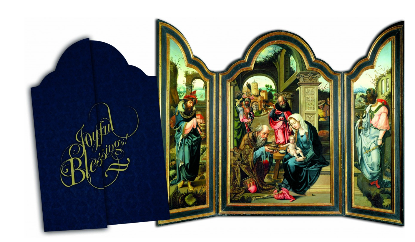 Joyful Blessings Tri-fold Christmas Cards | THE DOMESTIC MONASTERY