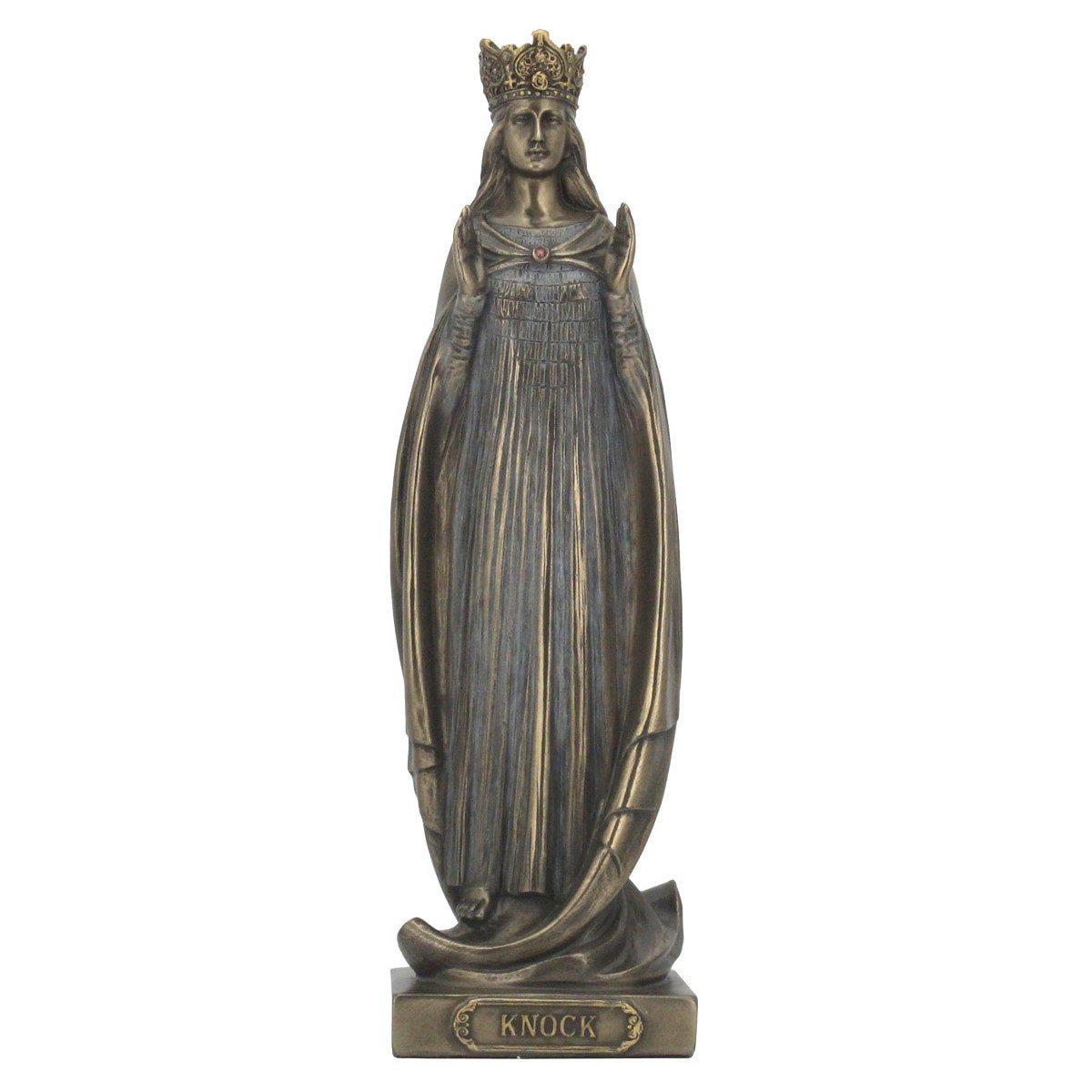 Our Lady of Knock, Cold Cast Bronze 8.5" | THE DOMESTIC MONASTERY