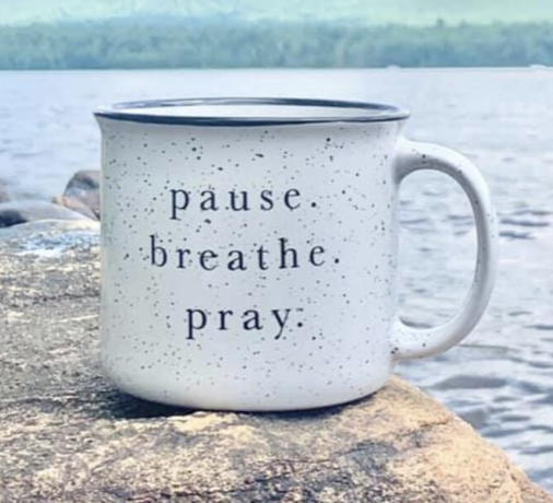 Pause. Breathe. Pray. Mug | THE DOMESTIC MONASTERY