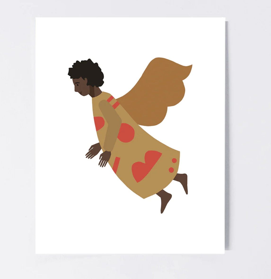 Guardian Angel Prints, Red Shapes Angel | THE DOMESTIC MONASTERY