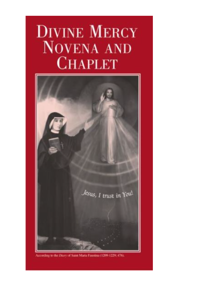 Divine Mercy Novena and Chaplet Pamphlet | THE DOMESTIC MONASTERY