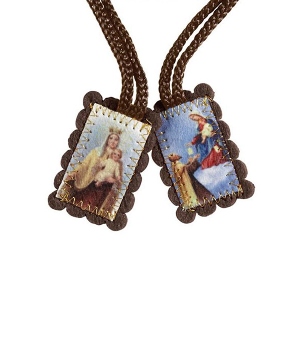 Brown Wool Scapular The Domestic Monastery